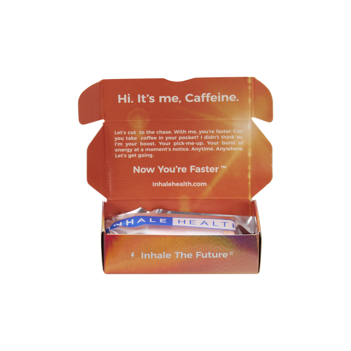 Inhale Health Caffeine Sunburst Orange | Energy Delivery Pen – Inhale ...