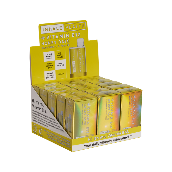 Inhale Health Vitamin B12 Honey Oats | Nutrient Delivery Pen – Inhale Health®