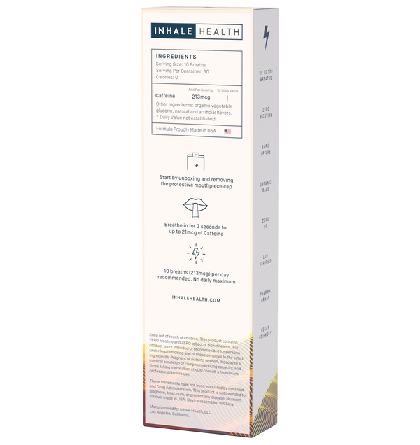 Inhale Health Caffeine Sunburst Orange | Energy Delivery Pen – IH